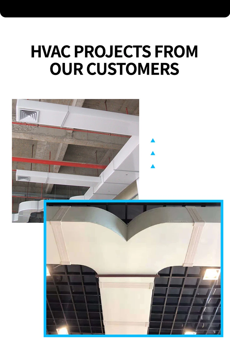 Pu Pir Phenolic Pre-insulated Duct 20mm Pvc Invisible Flange U F H H ...