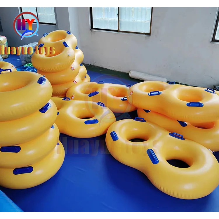 4 Person Donut Boat Inflatable Water Towable Tube Ski Boat for Jet Ski ...