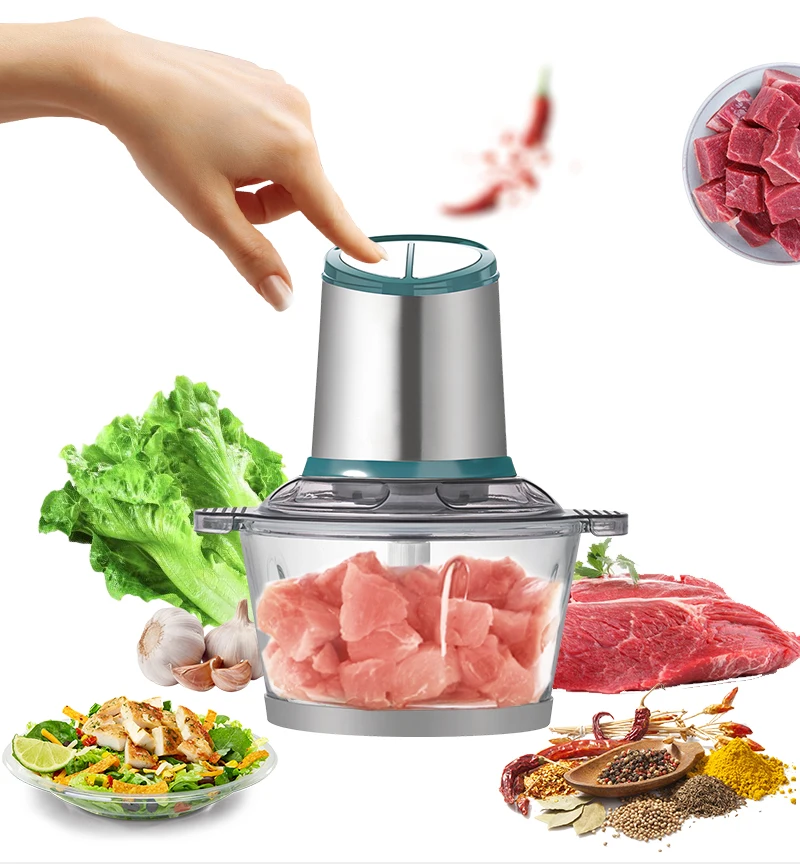 300w Electric Meat Mincer Chicken Grinder Machine 2l Meat Grinder ...