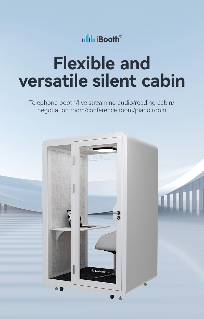 Movable Sound Proof Cabin - Ideal for Office & More