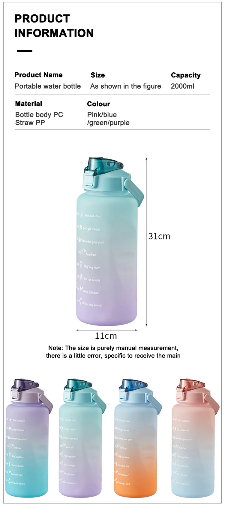Custom 2ltr Litres Large Capacity Stickers Labels Adventure Time Marker ...
