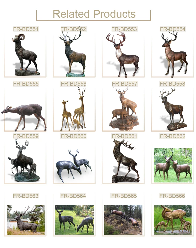 Life-Size Resin Fiberglass Reindeer Statue - Lifelike Christmas Deer ...