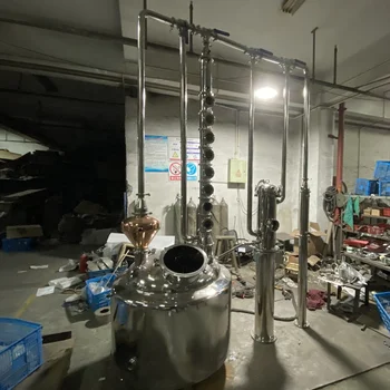 Pot Still Reflux Column Copper Industrial 100l 200l 500l Alcohol ...