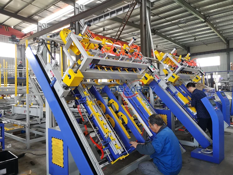 Euro Block Pallet Automatic Nailing Making Machine With Stacking ...