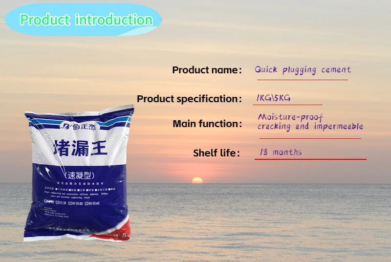 Modern Design Waterproof Sealant for Toilet Repair Fast Setting Cement ...