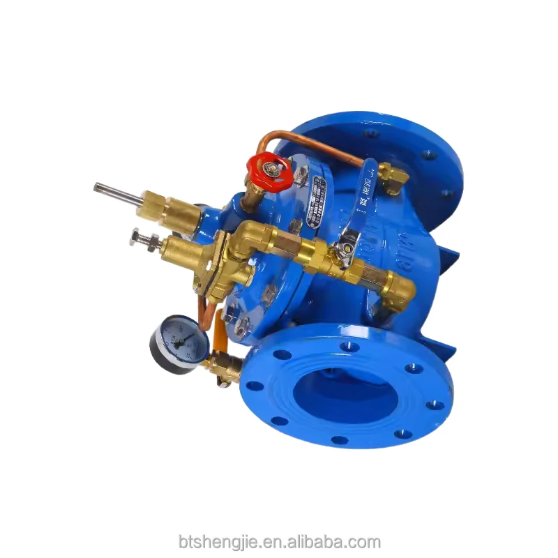 400X Pilot Operated Hydraulic Control Valve Automation Water Diaphragm ...