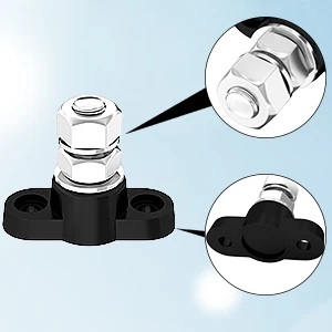 12V Battery Junction Block, Ground Battery Junction Post, Single Stud ...