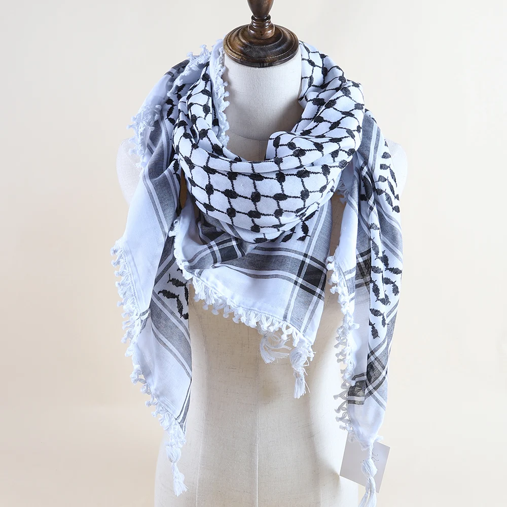 Jmfj09scarf Of Men Yashmagh Shemagh Black Arab Men Arafat Scarf ...