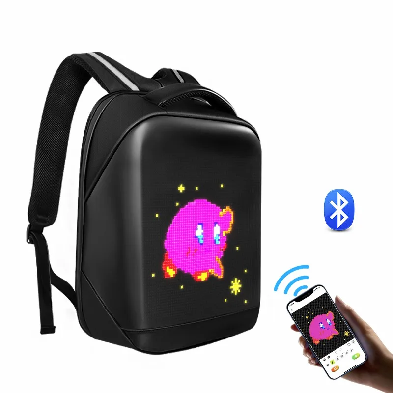 LED Programmable Screen Backpack - Digital Video Bookbag