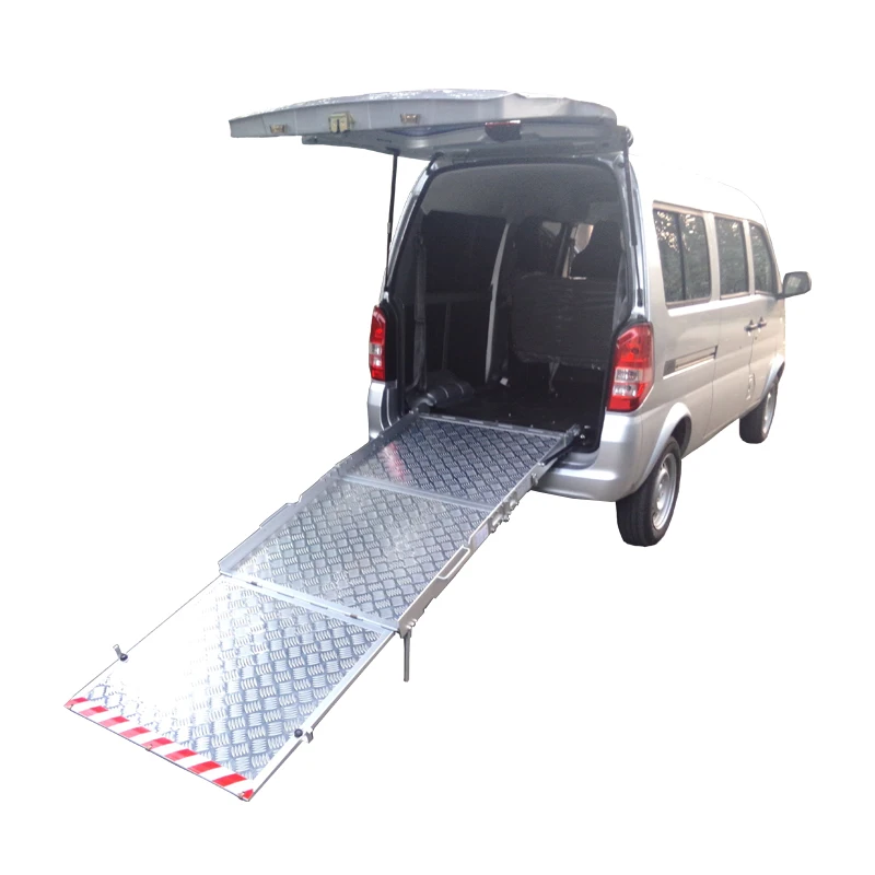 Van Car Manual Wheelchair Folding Ramp Aluminum Handicap Accessible ...