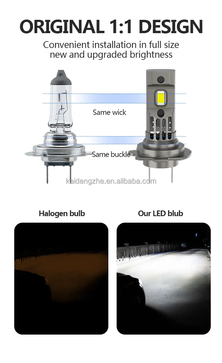 2024 Hot Sale Mini H7 LED Auto Headlamps - Plug and Play
