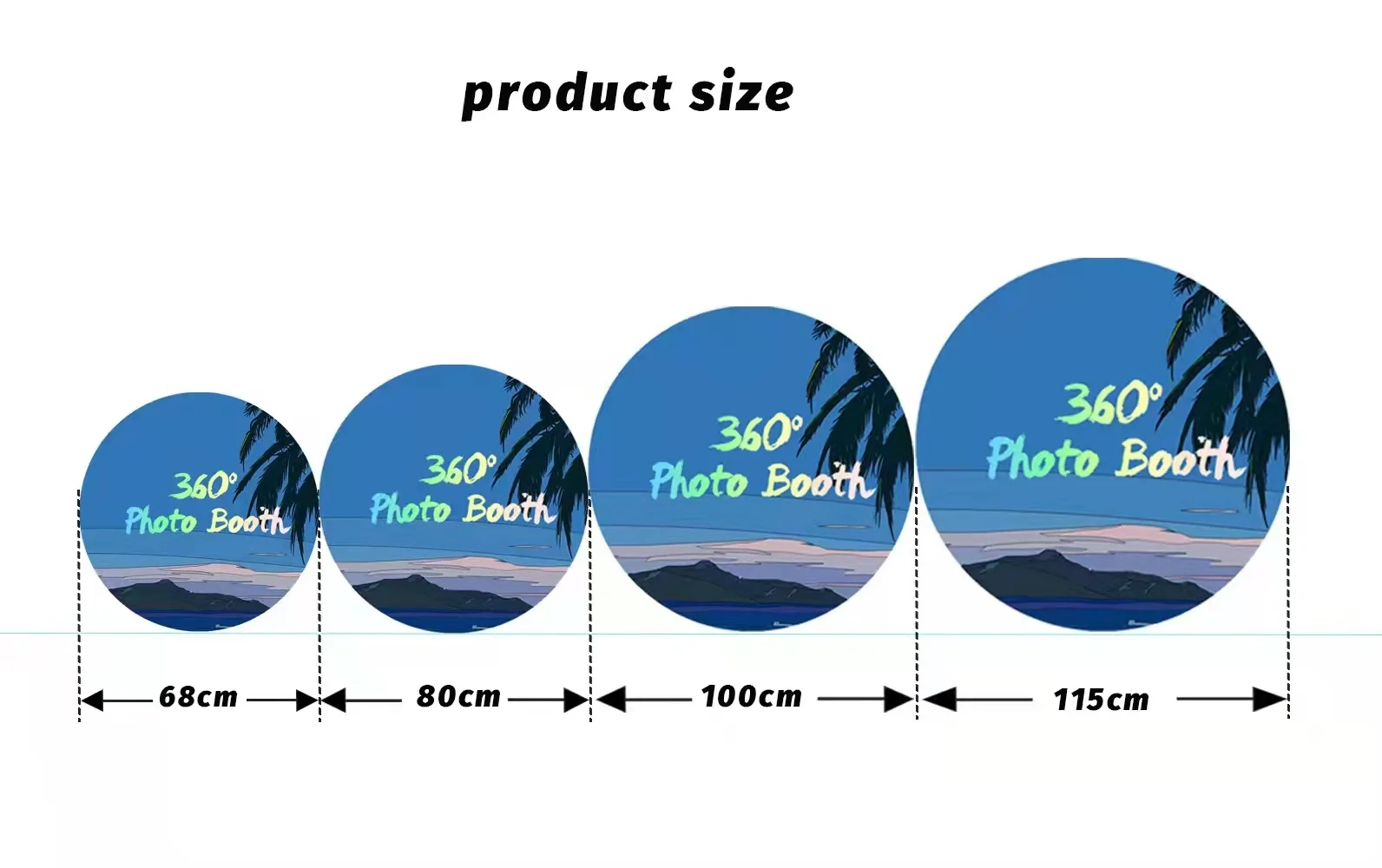 Revospin Rotating Photo Booth Spinning 360 Photo Booth 115 Cm 100 Cm ...