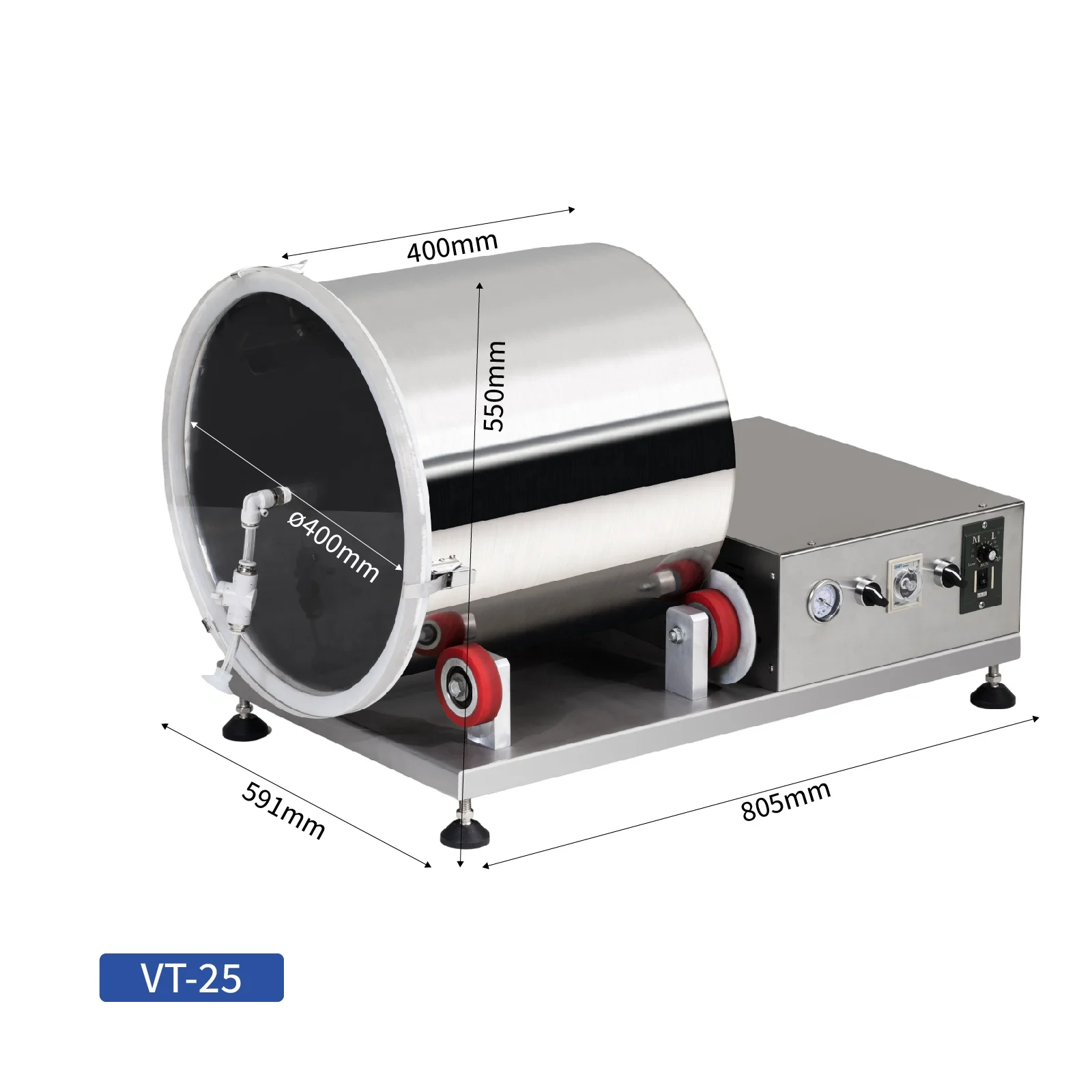 Vt-25 Commercial Vacuum Tumblers Pickling Machine Meat Fish Marinating ...