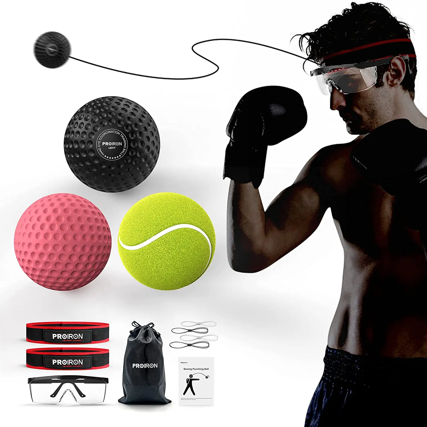 PROIRIN Wholesale boxing training fight ball Speedball Punching Ball ...
