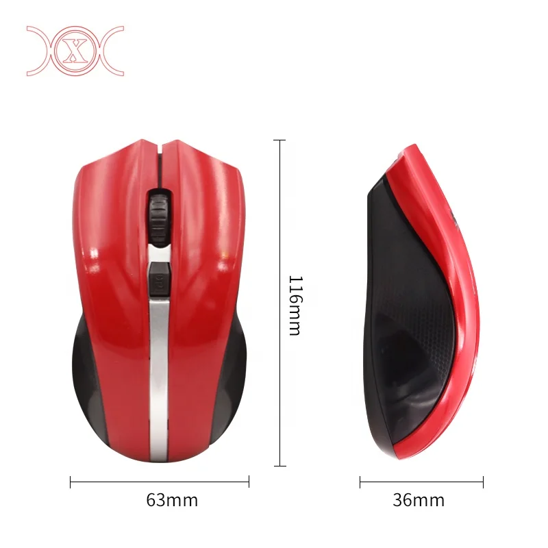 Usb Wireless Mouse Resolution Adjustable Optical Computer Mouse Gaming ...