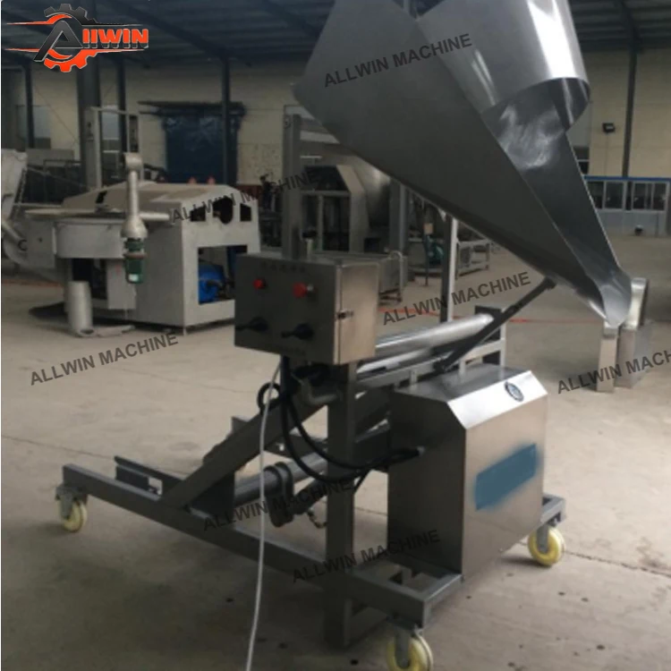 304 Stainless Steel Electric Meat Bin Lifter / Elevator Meat Hopper ...