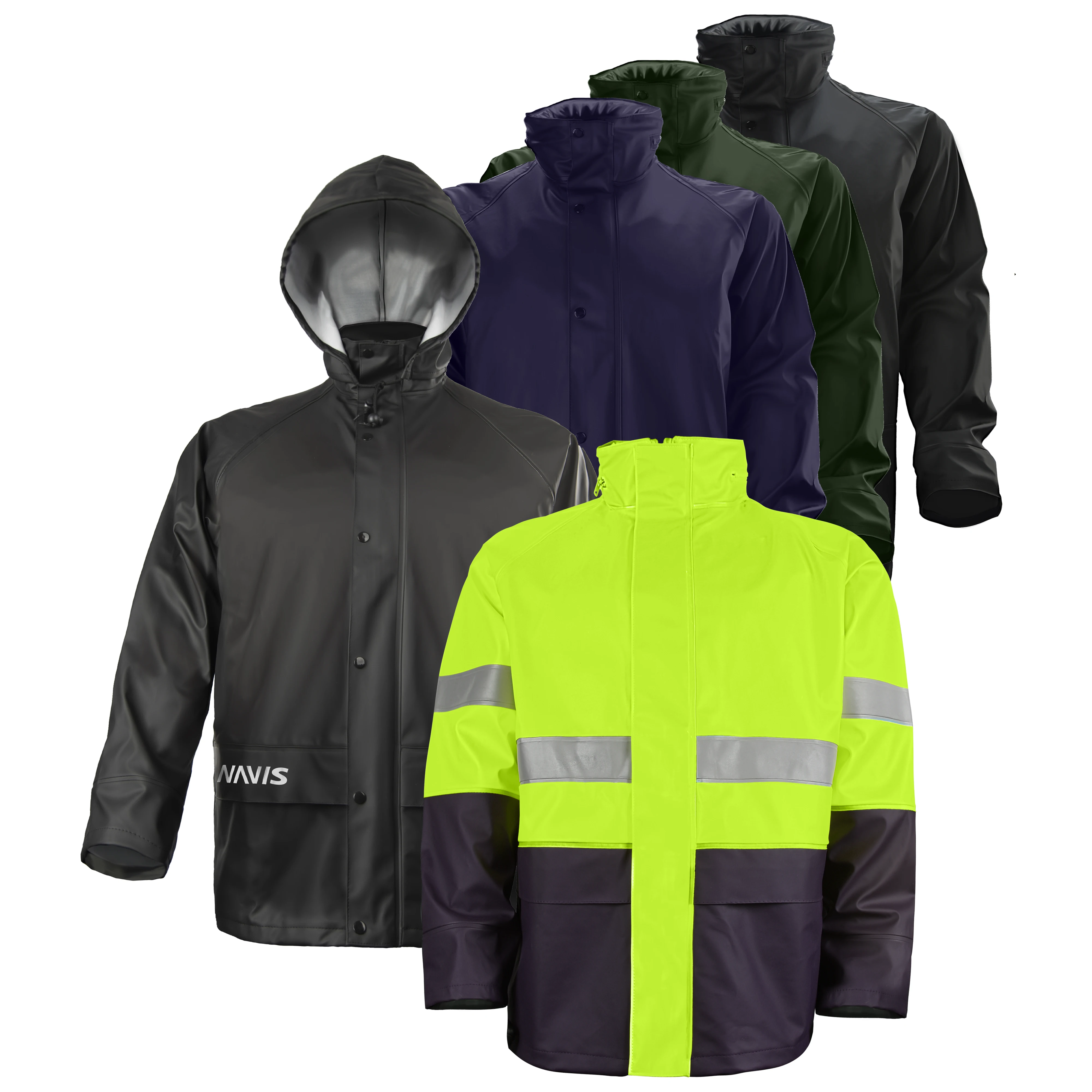 Men's Rain Suit Waterproof Jacket Overalls Men's Work Raincoat ...