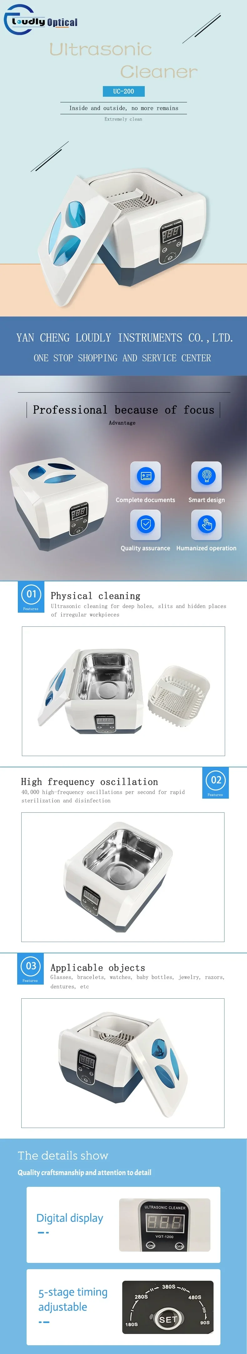 Ultrasonic Cleaner UC-200-企业官网