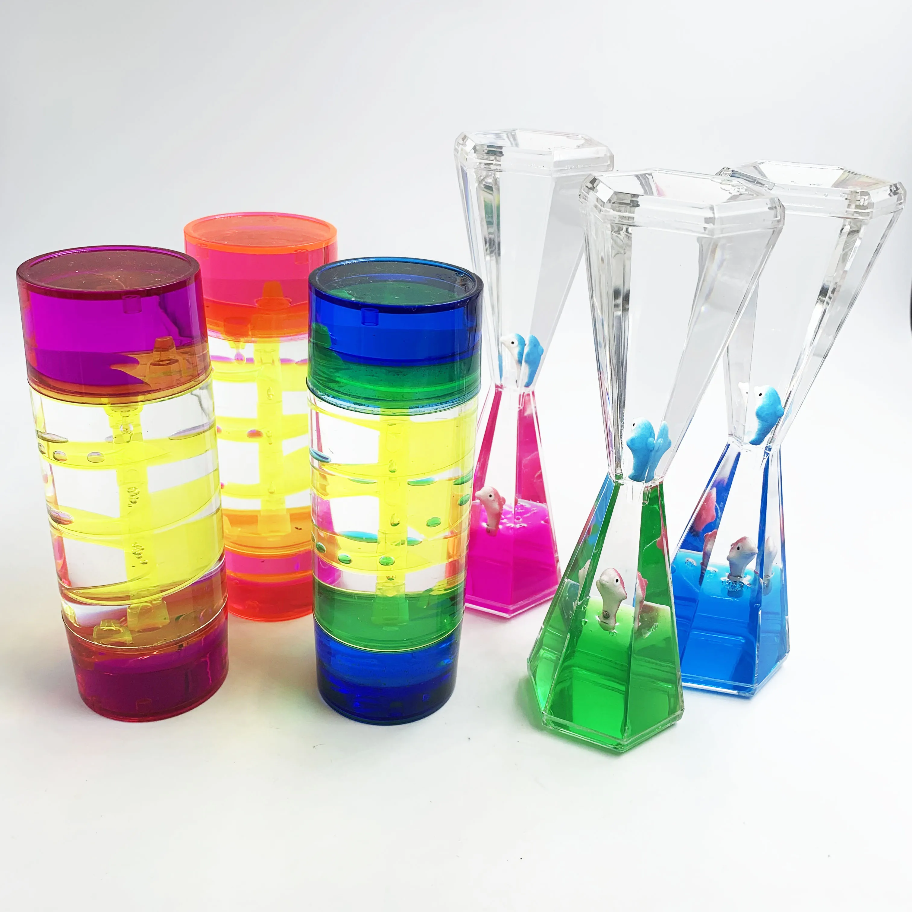 Liquid Timer Sensory Fidget Toys | Sensory Motion Bubbler Timers for ...