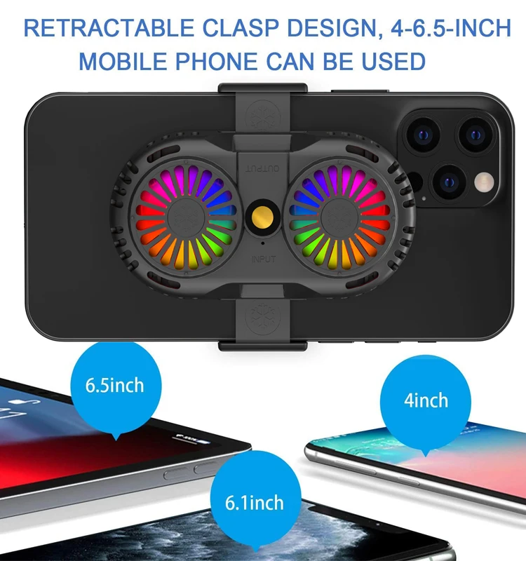 Cell Phone Cooler Semiconductor Mini Usb Cooling Fan Smartphone ...