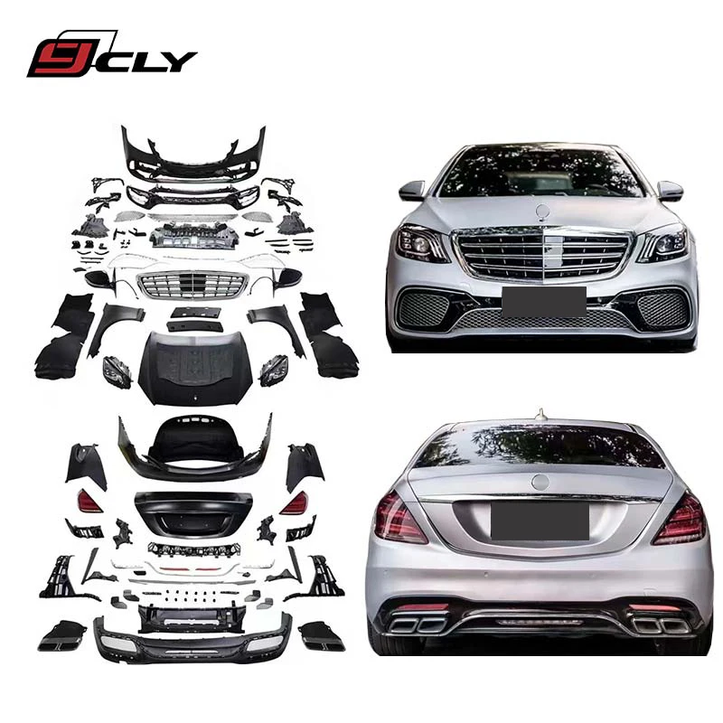 For Benz S Class W221 Upgrade W222 S65 Amg Body Kit W221 Old To New ...