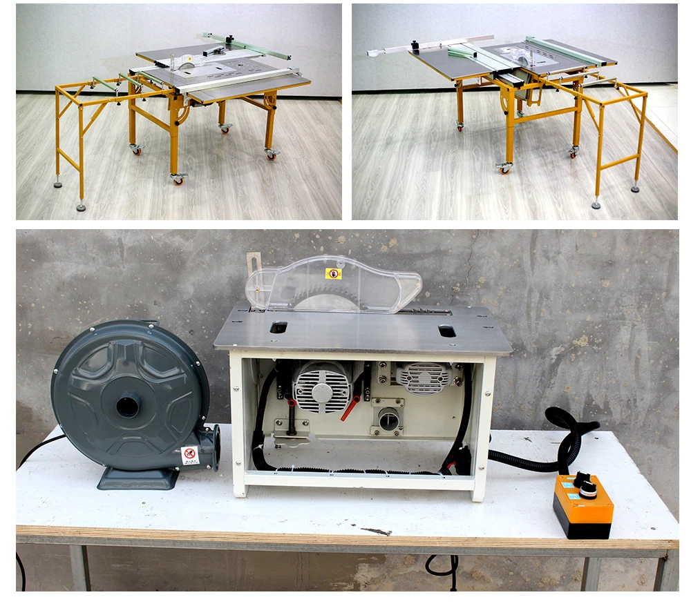 Folding Table Saw - Portable & Efficient Woodworking Tool