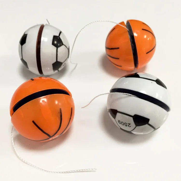 3.5CM Football & Basketball Yoyo Plastic Mini Yoyo Toys For Kids ...