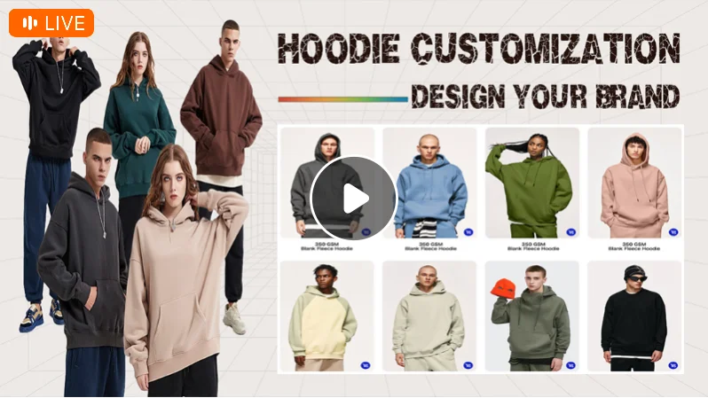 [Clothing Factory] Hoodies Custom Big Sale Last Day Product Show Stream ...