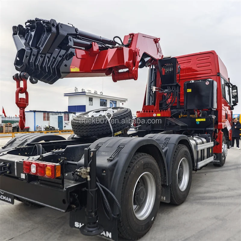 Shacman X3000 Prime Mover Tractor Crane Truck Palfinger 20Ton 25Ton ...