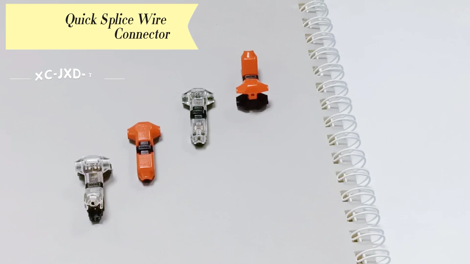 1pin T Shape Wire Connector 18-22awg No Welding Quick Lock Splice Snap ...