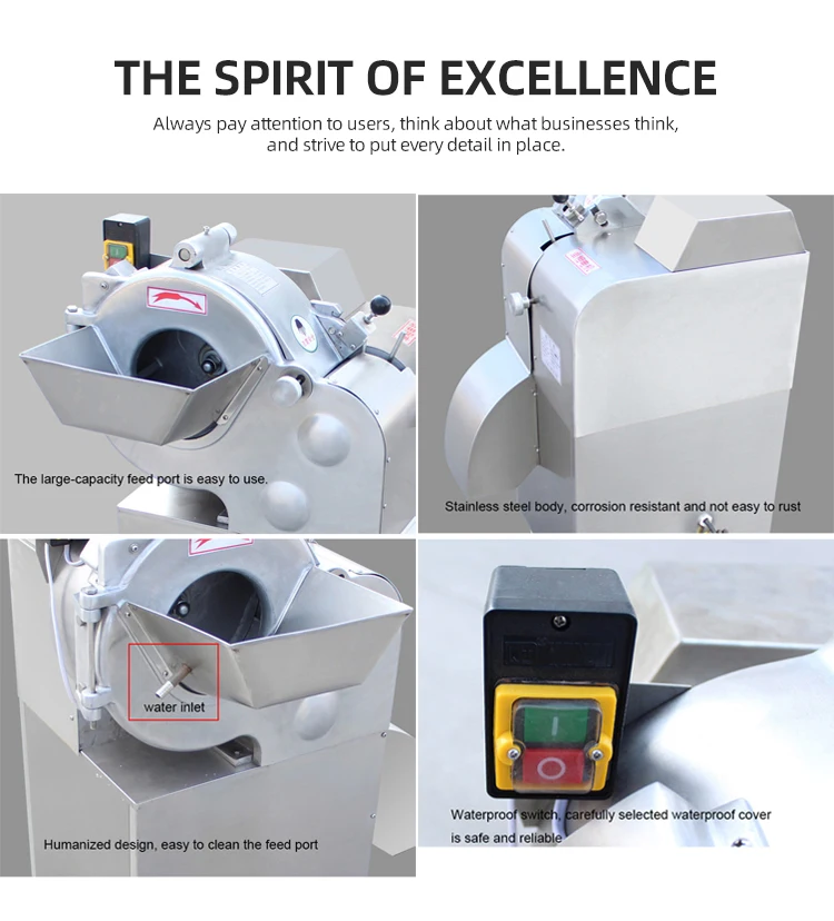 Latest Version Electric Stainless Steel Vegetable Cutter Automatic ...