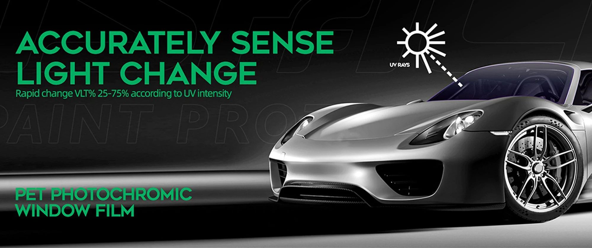 Car Solar Window Tint Tuv400 Nano Ceramic Film 1ply 100% Uvr 3% Vlt ...