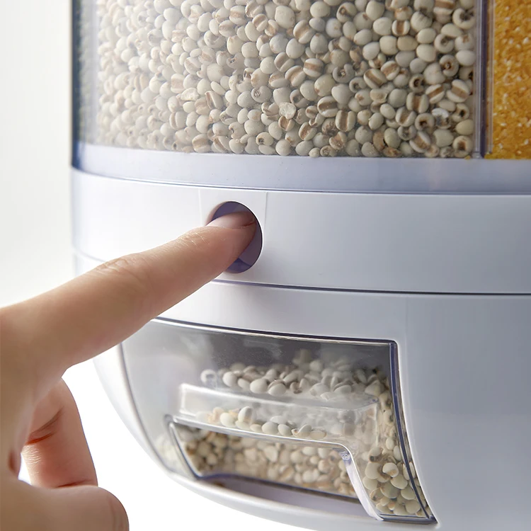 Eco-friendly Kitchen Rotary Grain Buckets - Efficient Storage