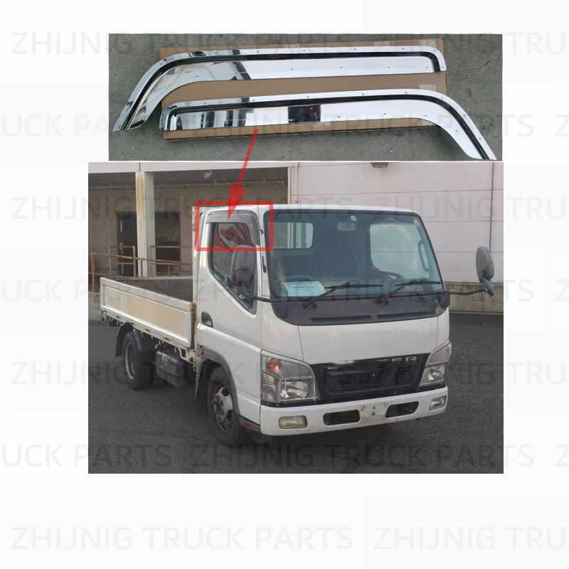 High Quality Electroplated Chrome Door Sun Visor Set For Mitsubishi ...
