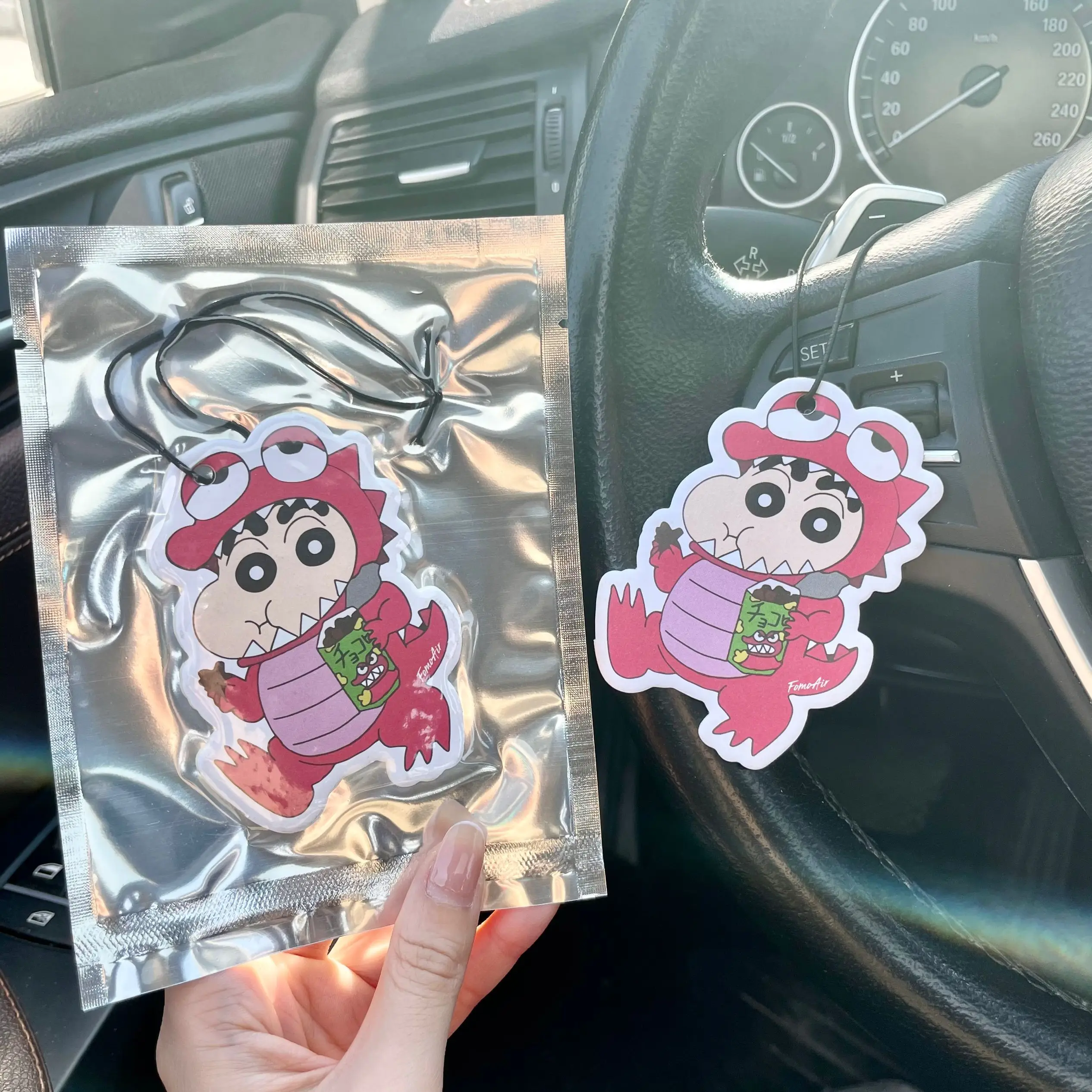 Personalized Animation Cartoon Car Pendant Foiled Kawaii air Freshener ...