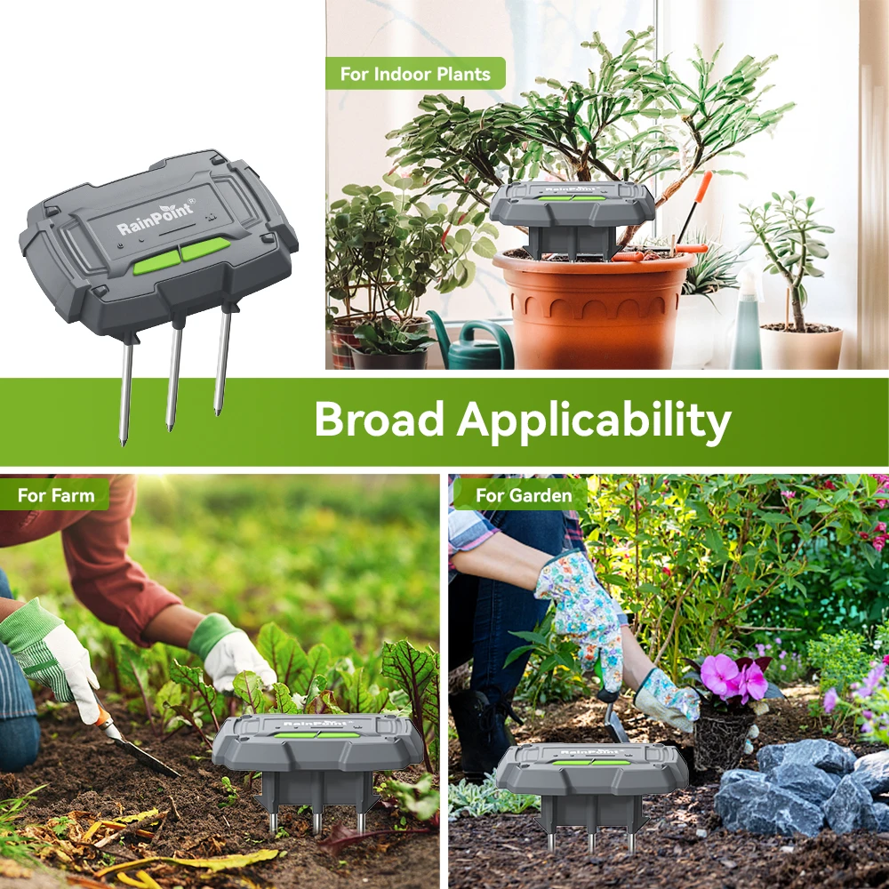 Smart Garden Management with APP Control Soil Moisture Sensor