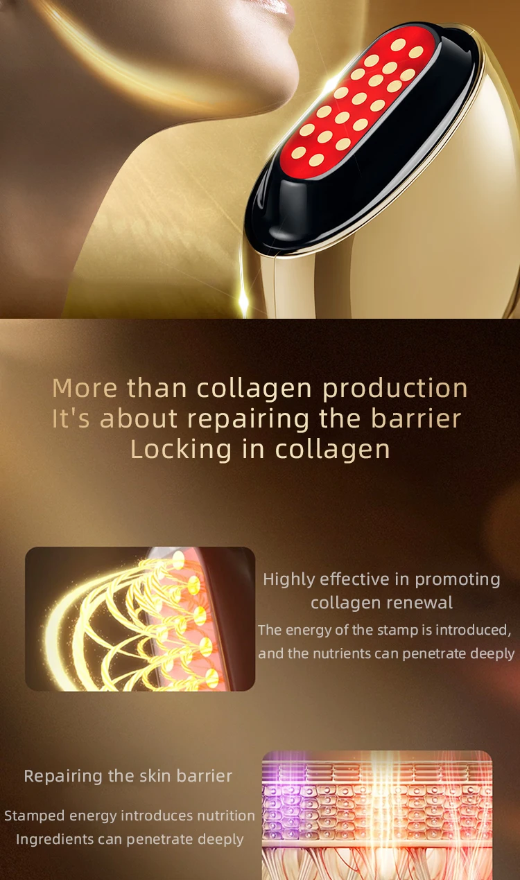 Wrinkle Removal Gold Dot Matrix Beauty Instrument Face Lifting Device ...