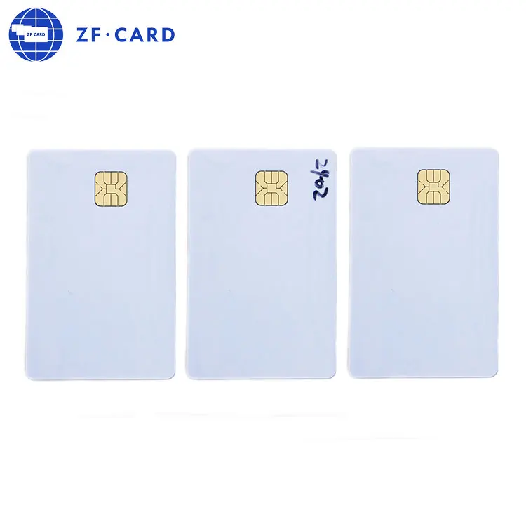 Factory Contact Blank Printable Smart Card With Sle5542/sle5548 Chip ...