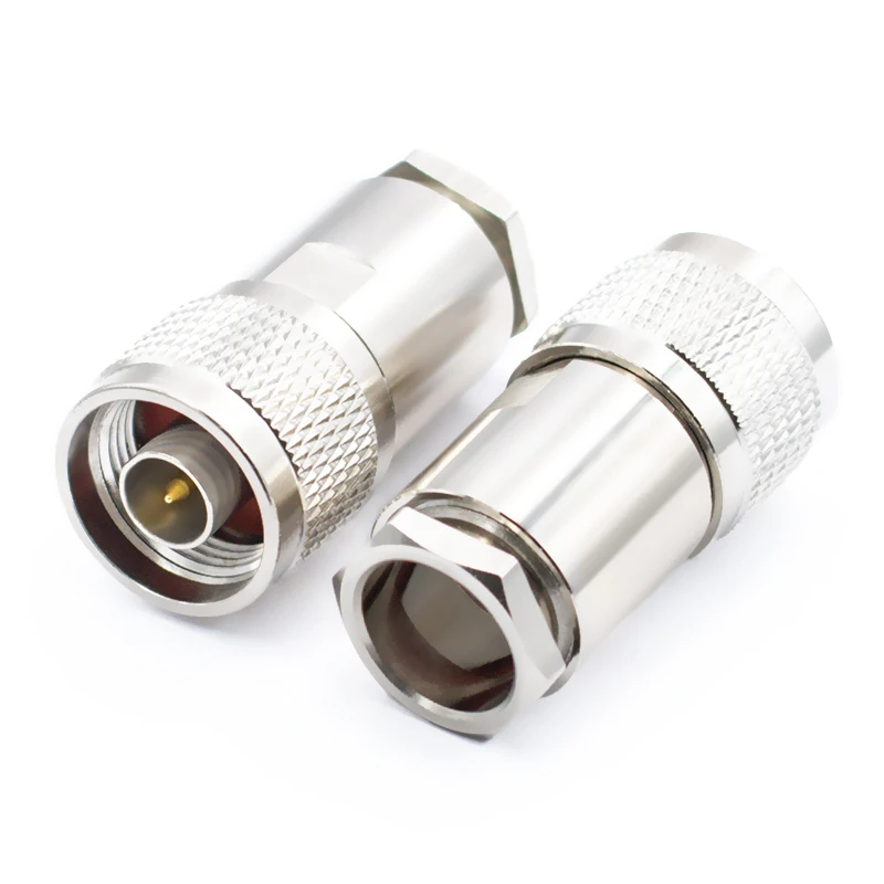N Type Rf Coaxial Male L16 N Plug Connector For 50-9 9d-fb Cable ...