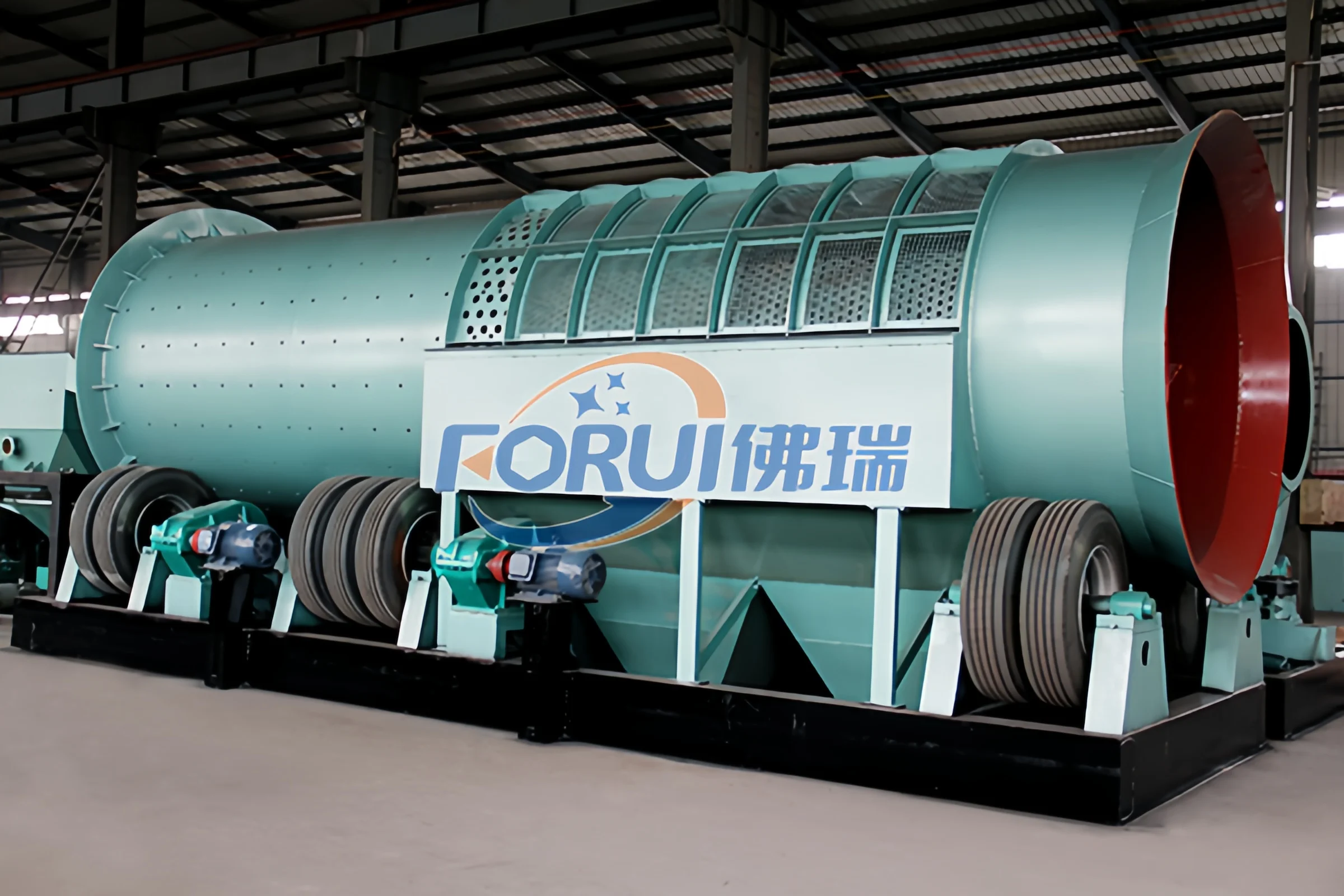 Alluvial Gold Washplant Scrubber Trommel For Iron Manganese Gold Tin ...