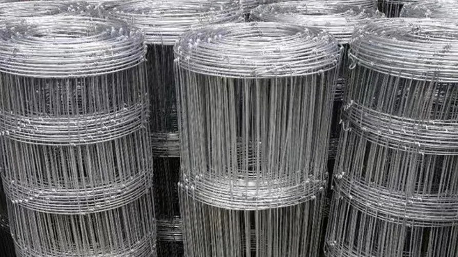 Sheep Goat Fence 8' Fixed Knot Galvanized Steel Garden Livestock Wire ...