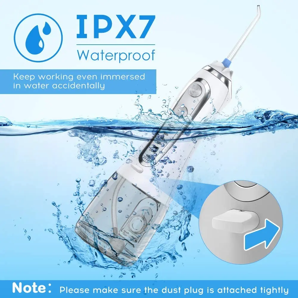 2023 Upgraded Cordless Electric Water Flosser H2O Oral Irrigator for ...