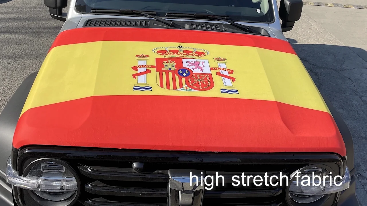 Car Hood Cover Flags Italy And Mexico Car Banner Customized Logo ...