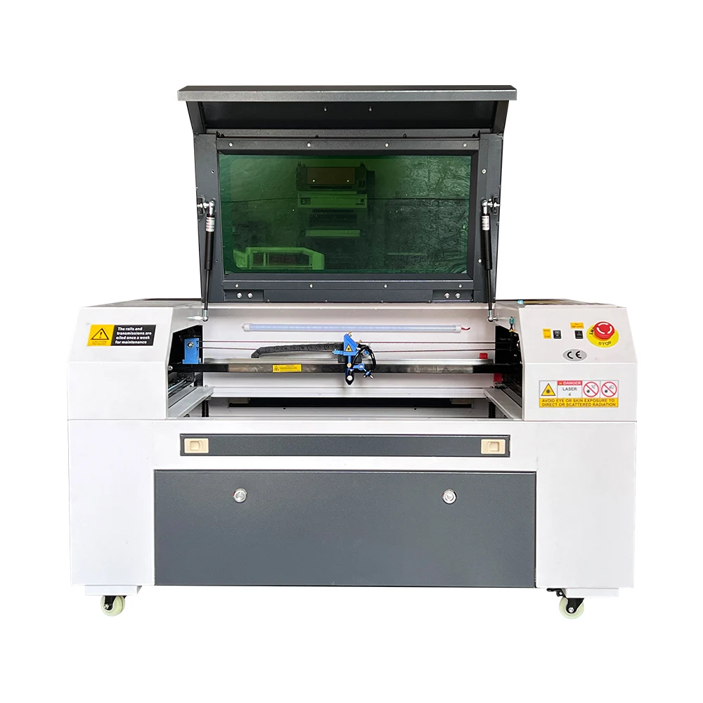 6040 CO2 Laser Cutting Engraving Machine for Acrylic Stone Rubber Paper ...