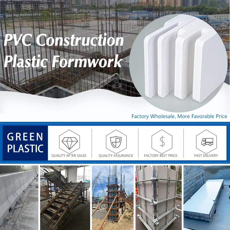 Construction PVC Plastic Concrete Formwork Columns-High Strength ...