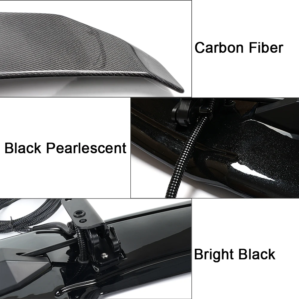 Universal Electric Automatic Rear Spoiler Carbon Fiber Gt Style ...