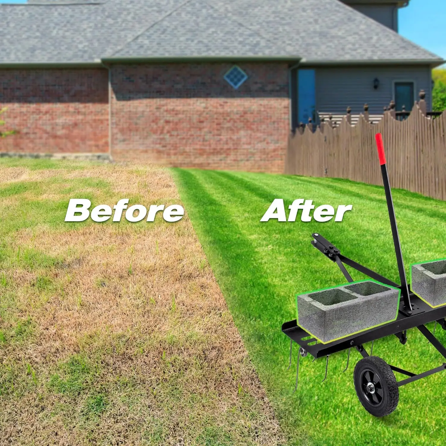 Tow Behind Dethatcher - Efficient Lawn Care Tool