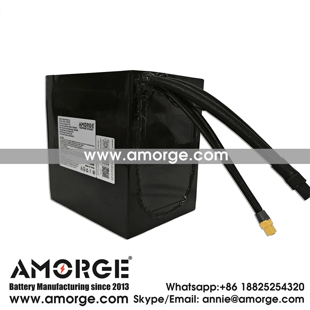 Amorge 72v 24v 150A Battery Pack with ANT Bluetooth BMS