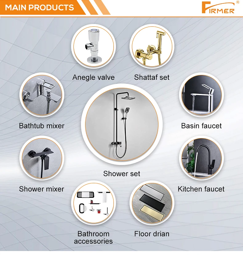 Firmer 2024 New Design Multifunctional Solid Brass Chrome Plated Pull ...