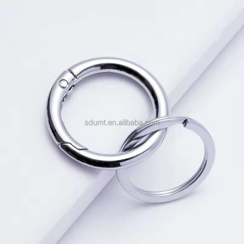 Zinc Alloy Gold Metal Spring Open Gate Ring O Ring All Size Available ...